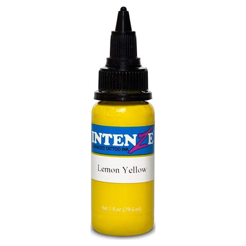 Lemon Yellow - Intenze Tattoo Ink - 1oz Bottle - Walmart.com
