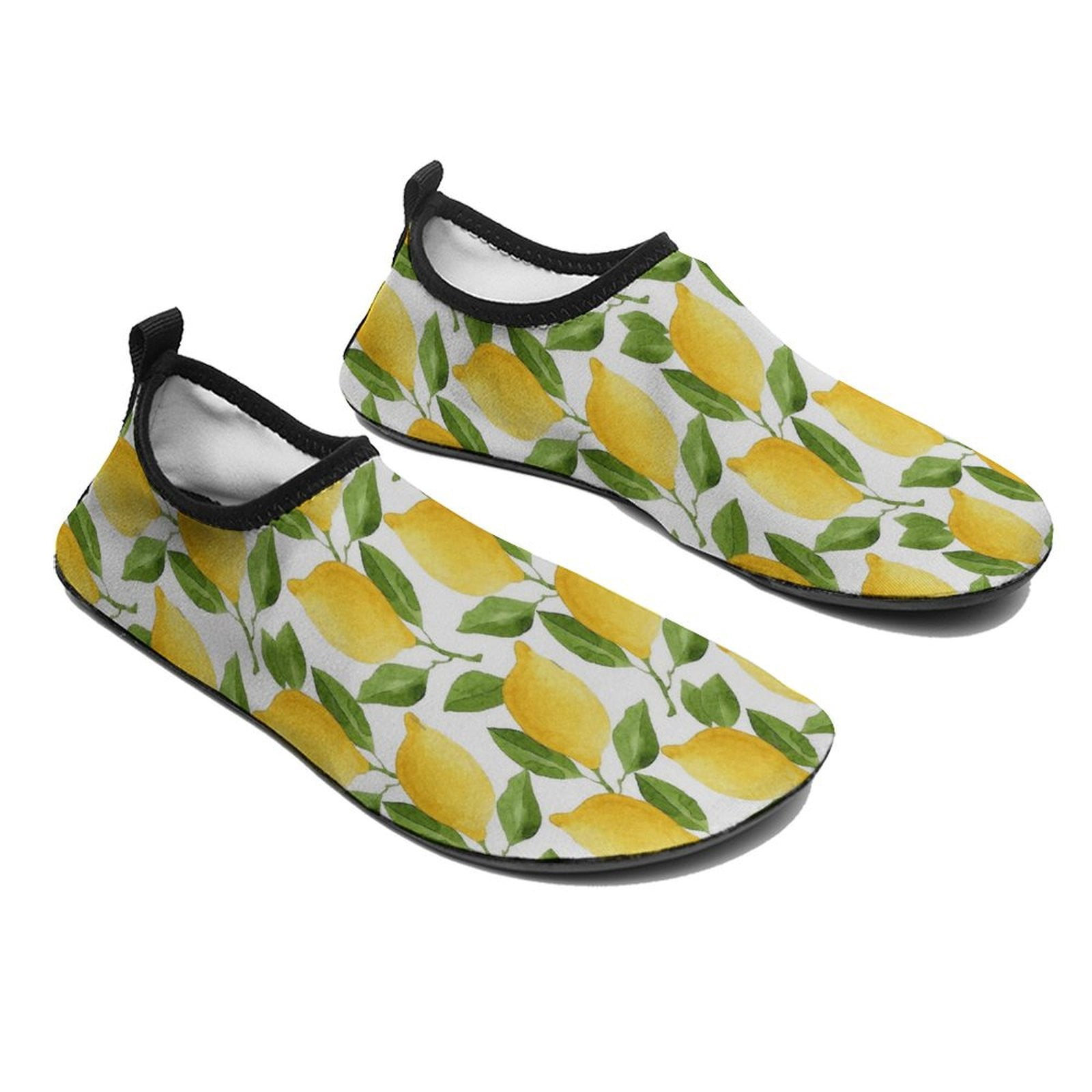 Lemon Yellow Water Shoes Beach Slip-on Shoes for Men Women Swim Pool ...
