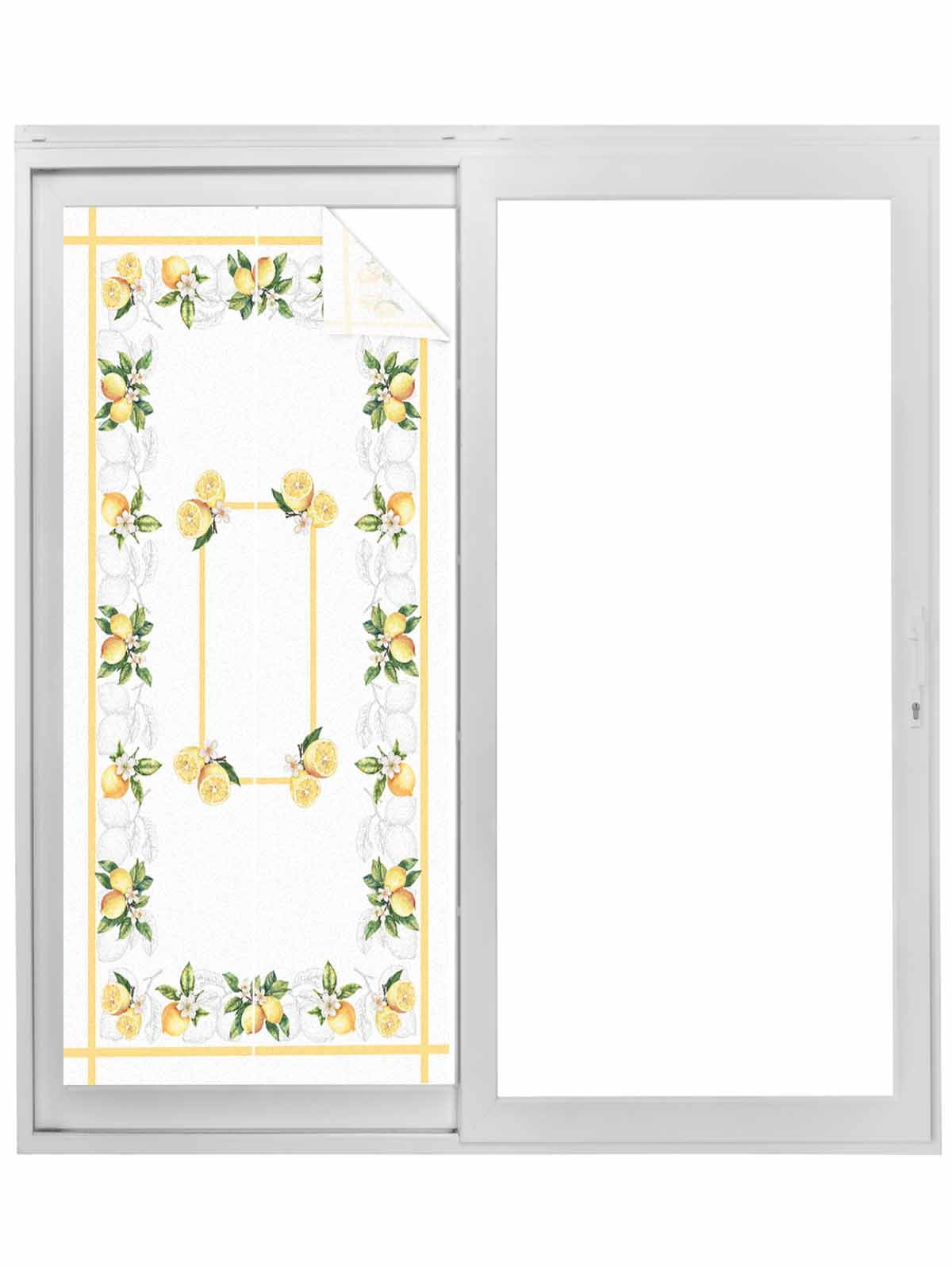 Lemon Yellow Window Privacy Film Stained Glass Window Film Decorative ...