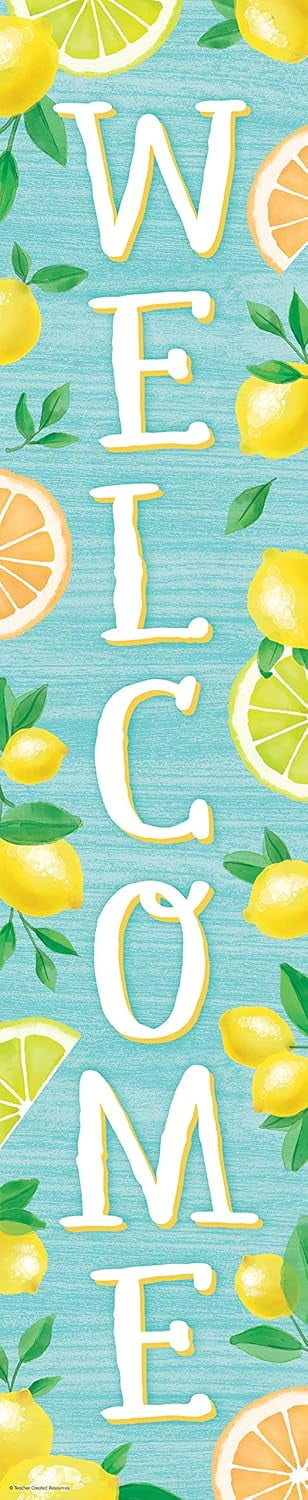 Lemon Zest Welcome Banner, 8" x 39" - Walmart.com