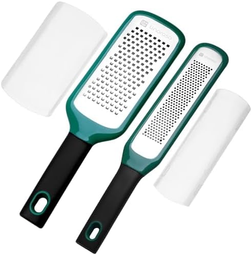 Lemon Zester & Cheese Grater Set of 2 - Kitchen Handheld Grater Tool ...