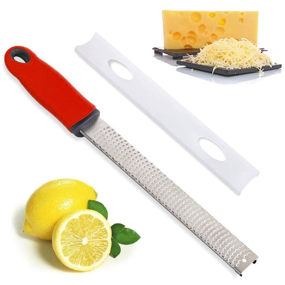 Lemon Zester, Cheese Grater Tool for Chocolate, Citrus, Garlic, Nutmeg ...