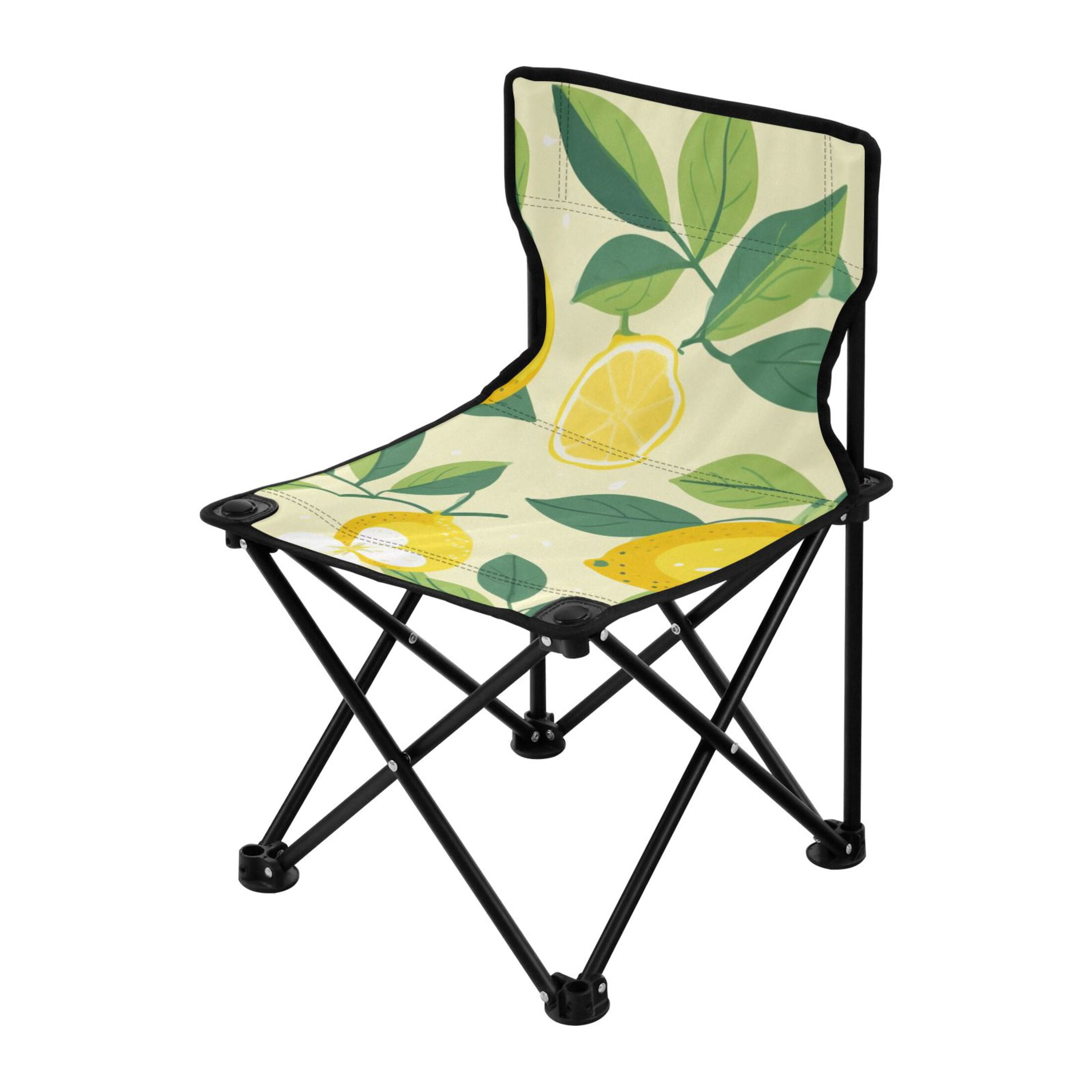 Lemon and Leaf Portable Camping Chair Small for Kids Outdoor Folding ...
