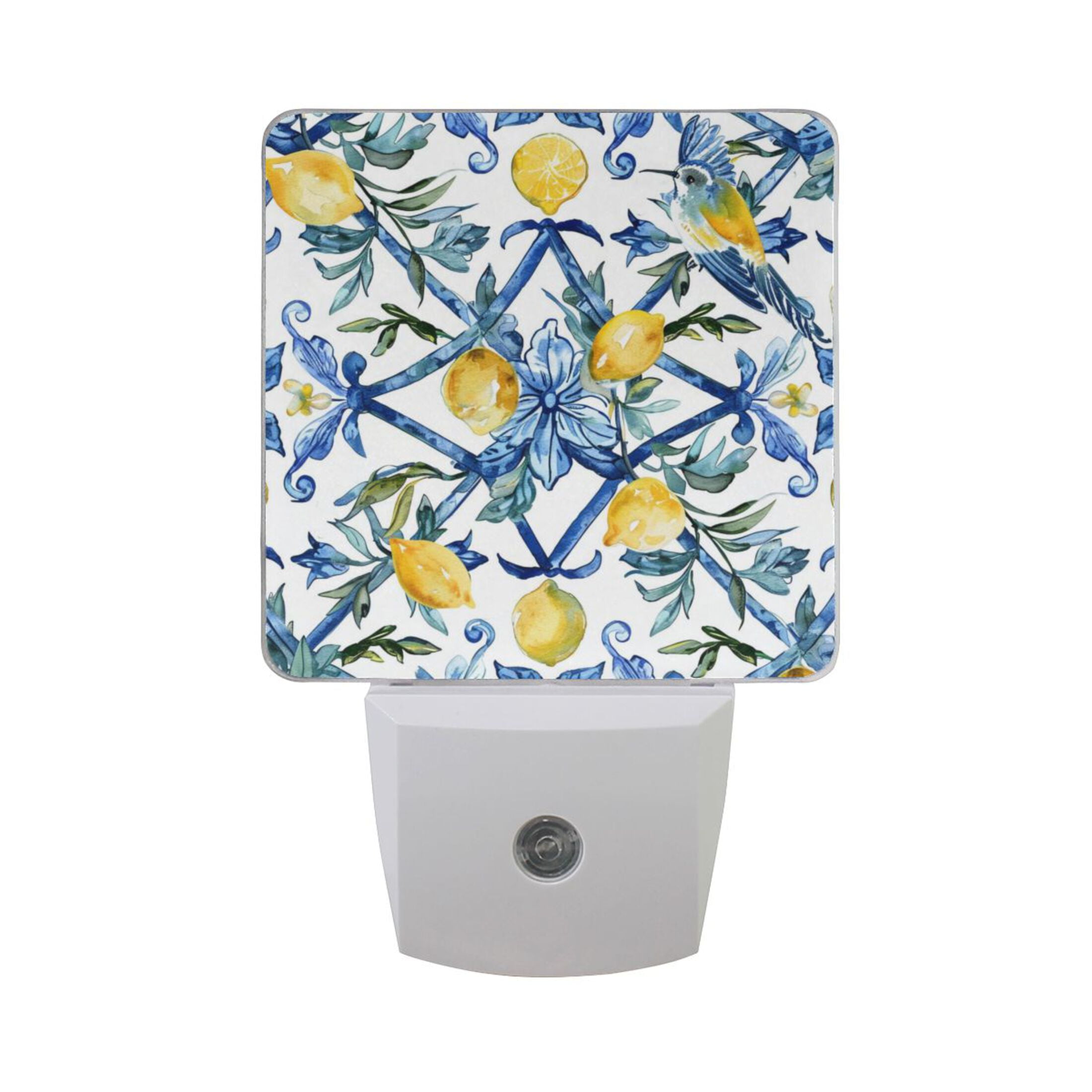 Lemon and Plant Night Light 2 Pack LED Nightlight Plug into Wall Dusk ...