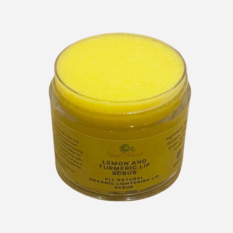 Lemon and Turmeric Lip Scrub, Lightening and Brightening Lip Scrub ...