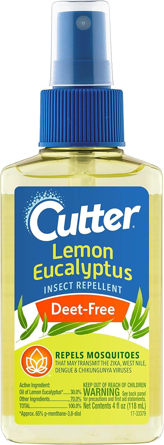 Lemon eucalyptus insect repellent, deet repellent, 4 liquid ounces ...