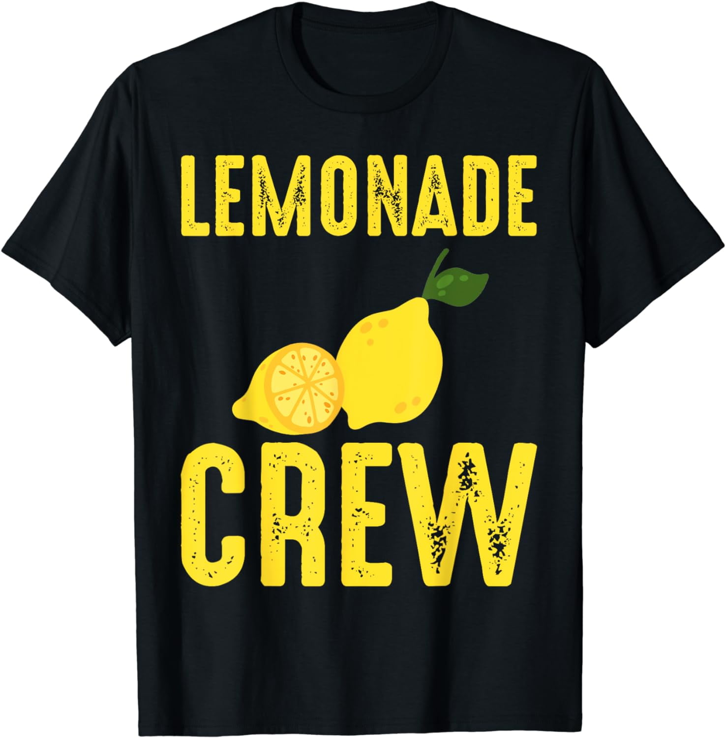Lemonade Crew Cute Lemon Lover Funny Kids Summer Lemon Stand T-Shirt ...