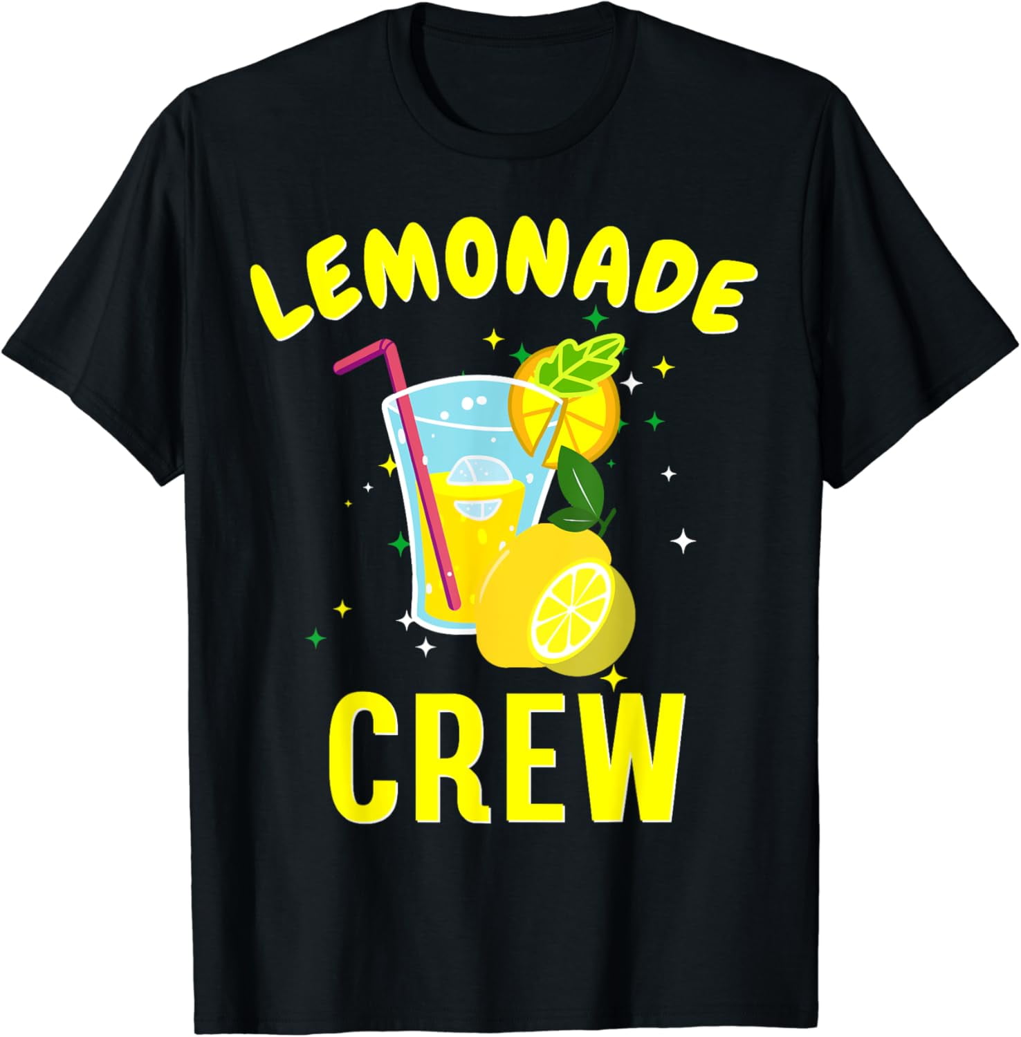 Lemonade Crew Hot Summer Drink Cute Lemon Juice Boss Lover T-Shirt ...