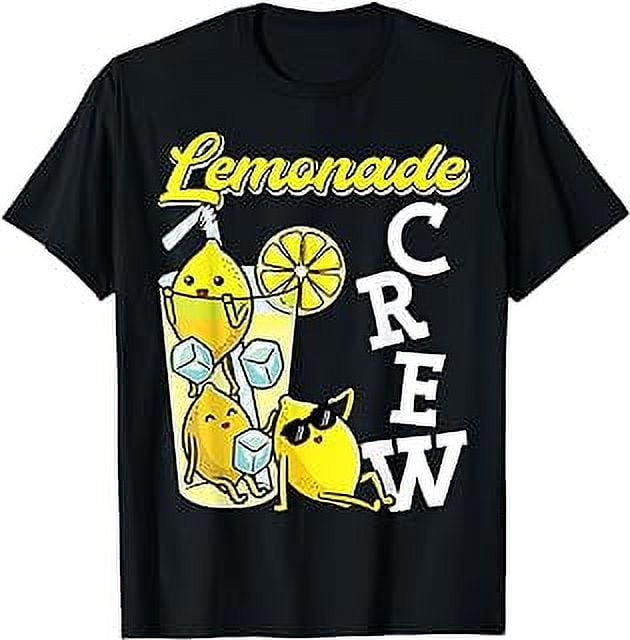 Lemonade Crew Kids Lemonade Squad Lemon Lover T-Shirt - Walmart.com