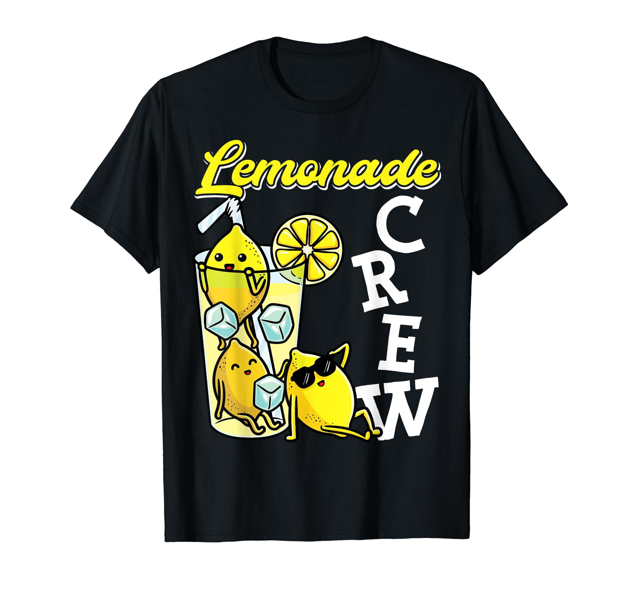 Lemonade Crew Kids Lemonade Squad Lemon Lover T-Shirt - Walmart.com