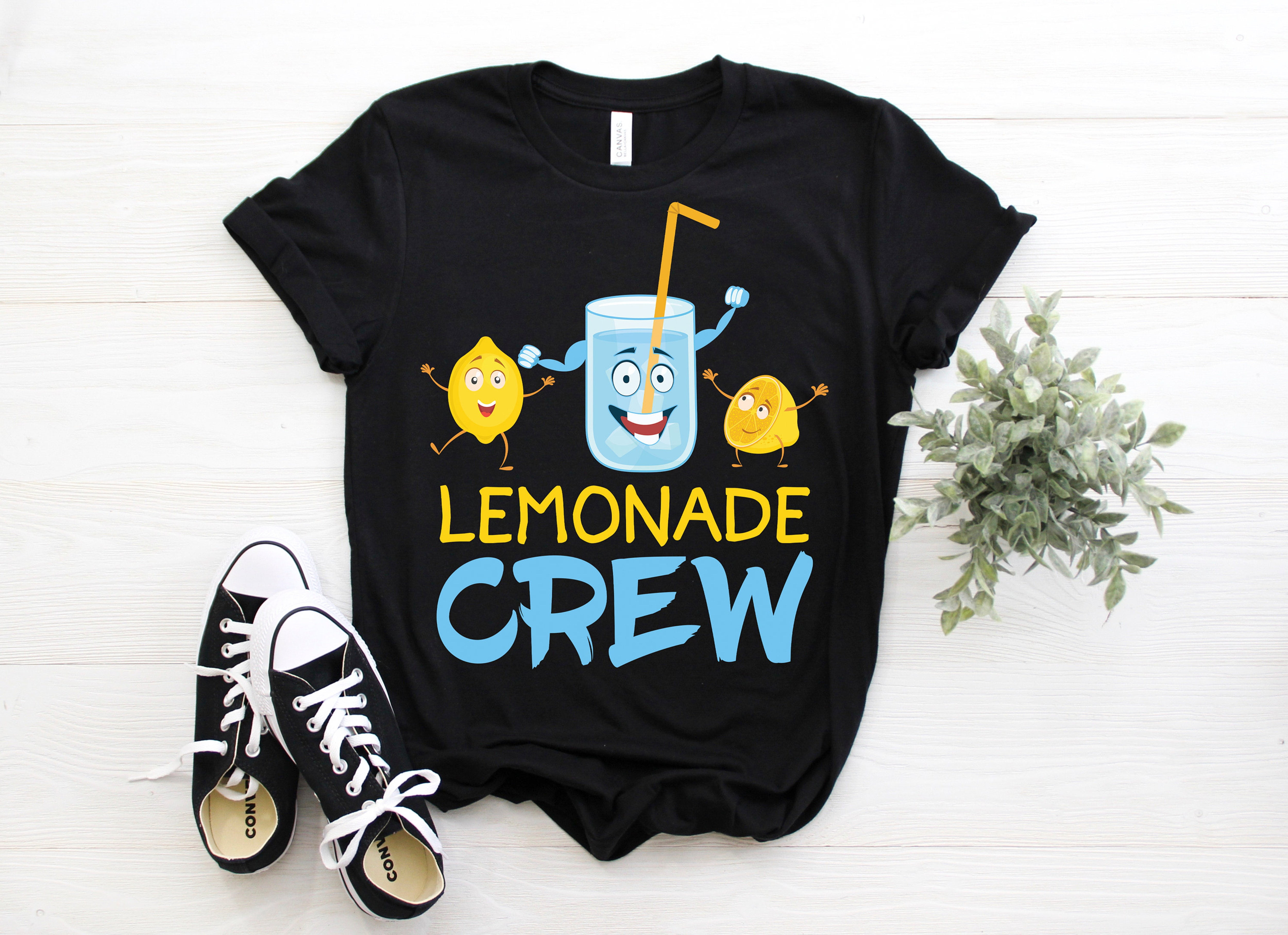 Lemonade Crew Stand Boss T-Shirt, Ice Lemon Juice Owned Business Gift ...