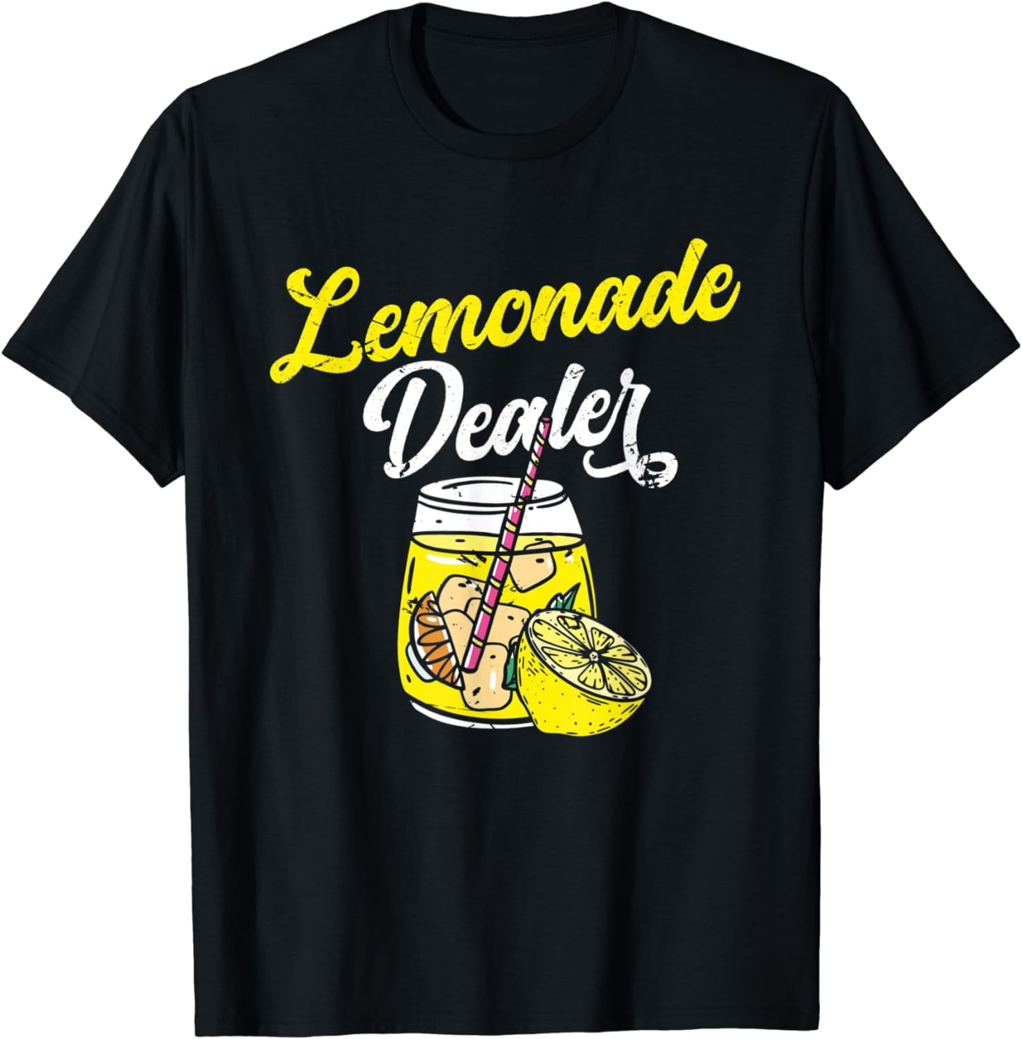 Lemonade Dealer | Summer Time | Lemon Drink T-Shirt - Walmart.com