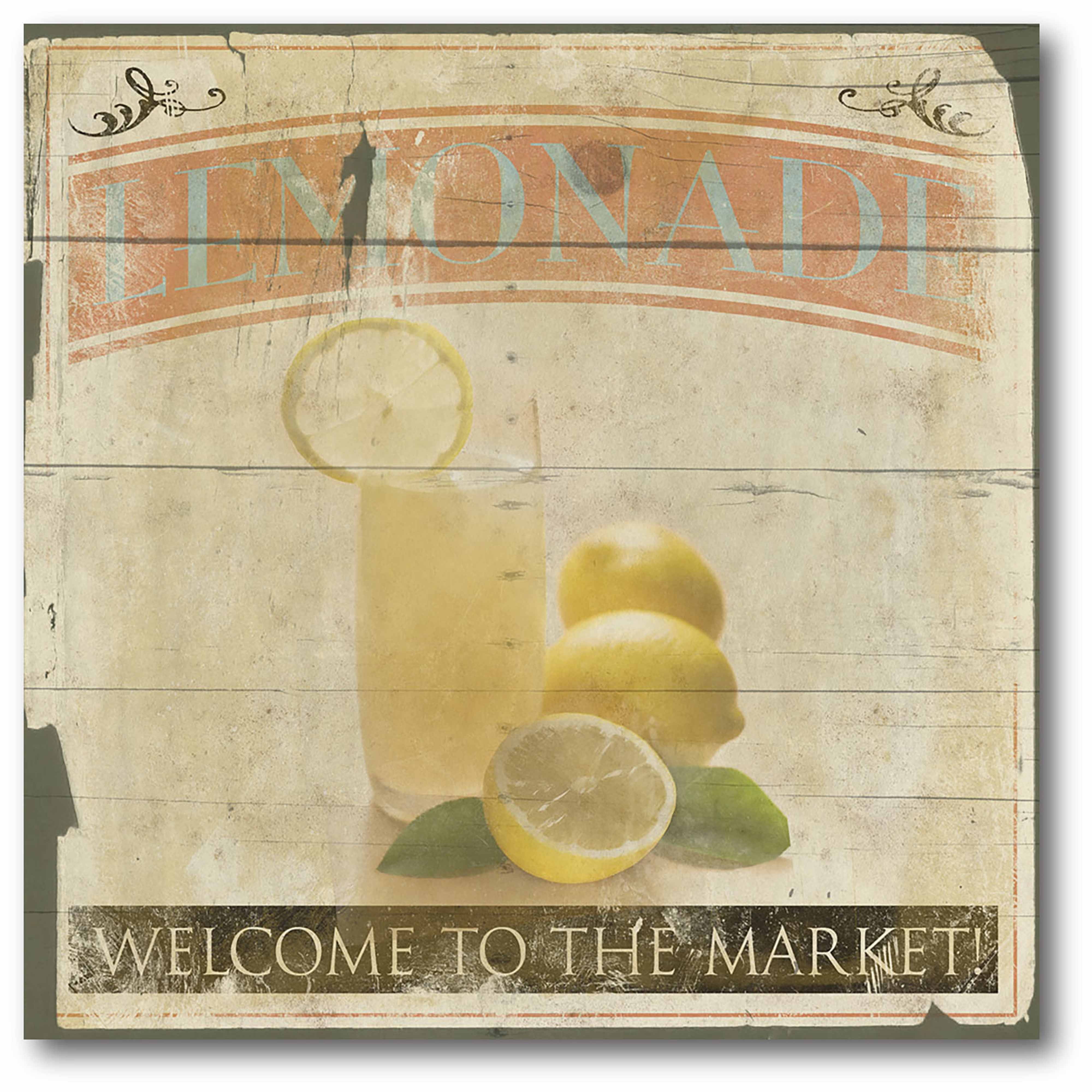 Lemonade Gallery-Wrapped Canvas Wall Art, 16x16 - Walmart.com