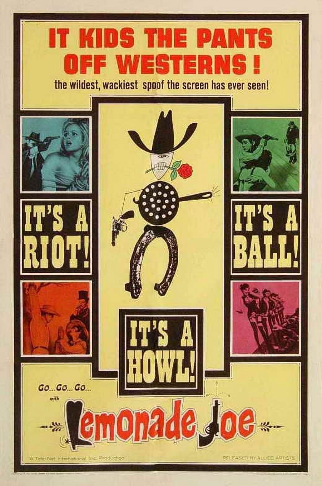 Lemonade Joe - movie POSTER (Style A) (11" x 17") (1964) - Walmart.com