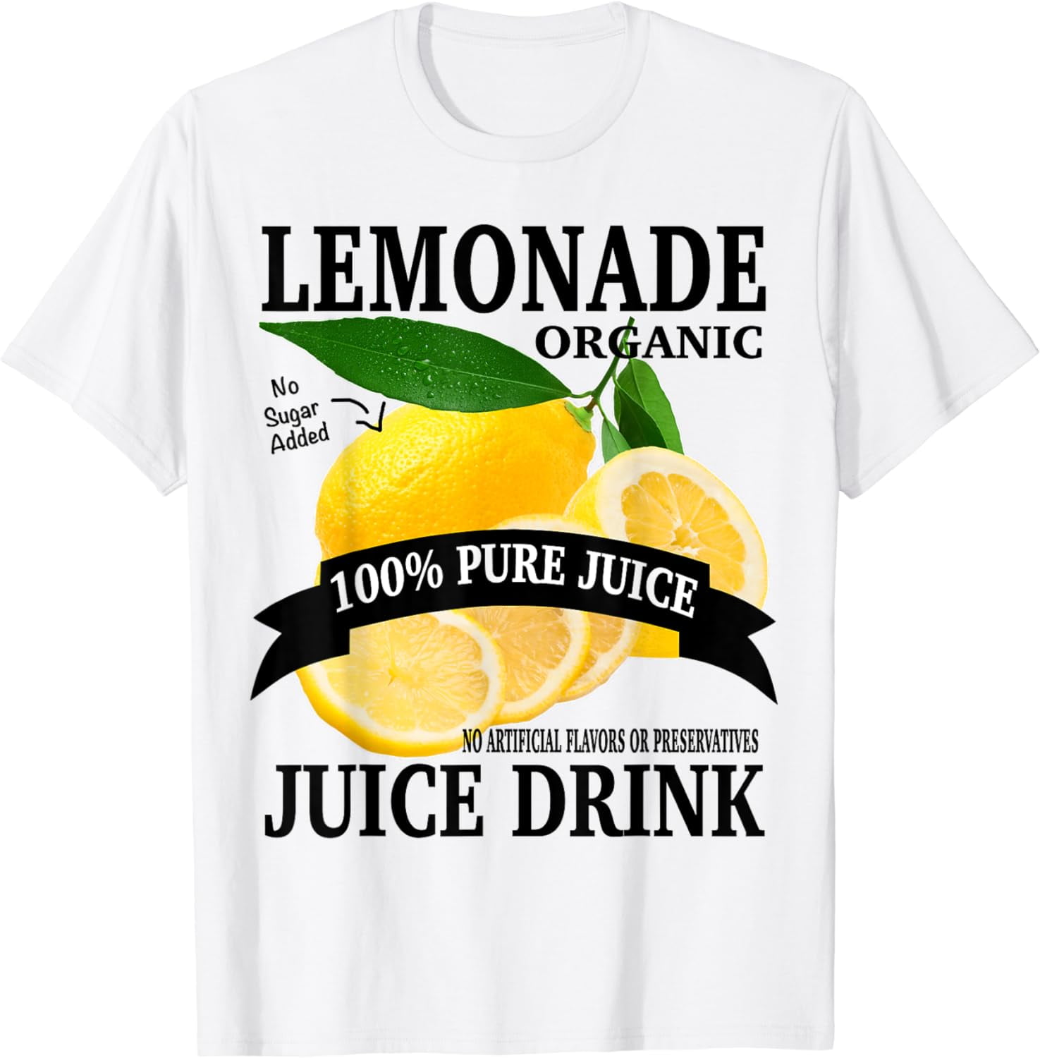 Lemonade Juice Box Costume Halloween (Organic All Natural) T-Shirt ...
