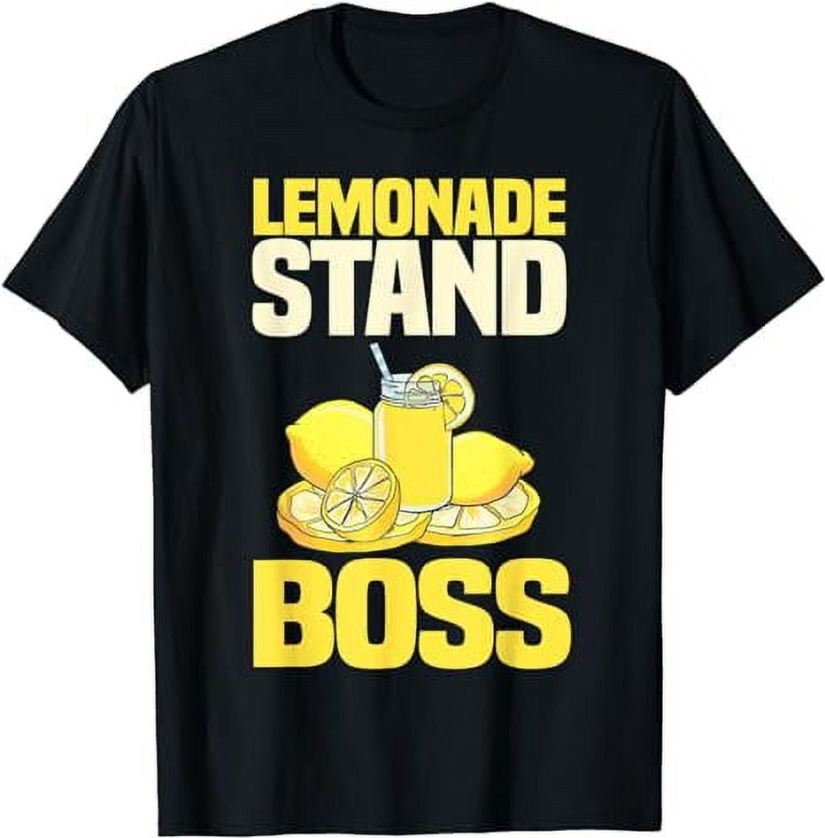 Lemonade Stand Boss Lemon Citrus Juice Summer Drink T Shirt