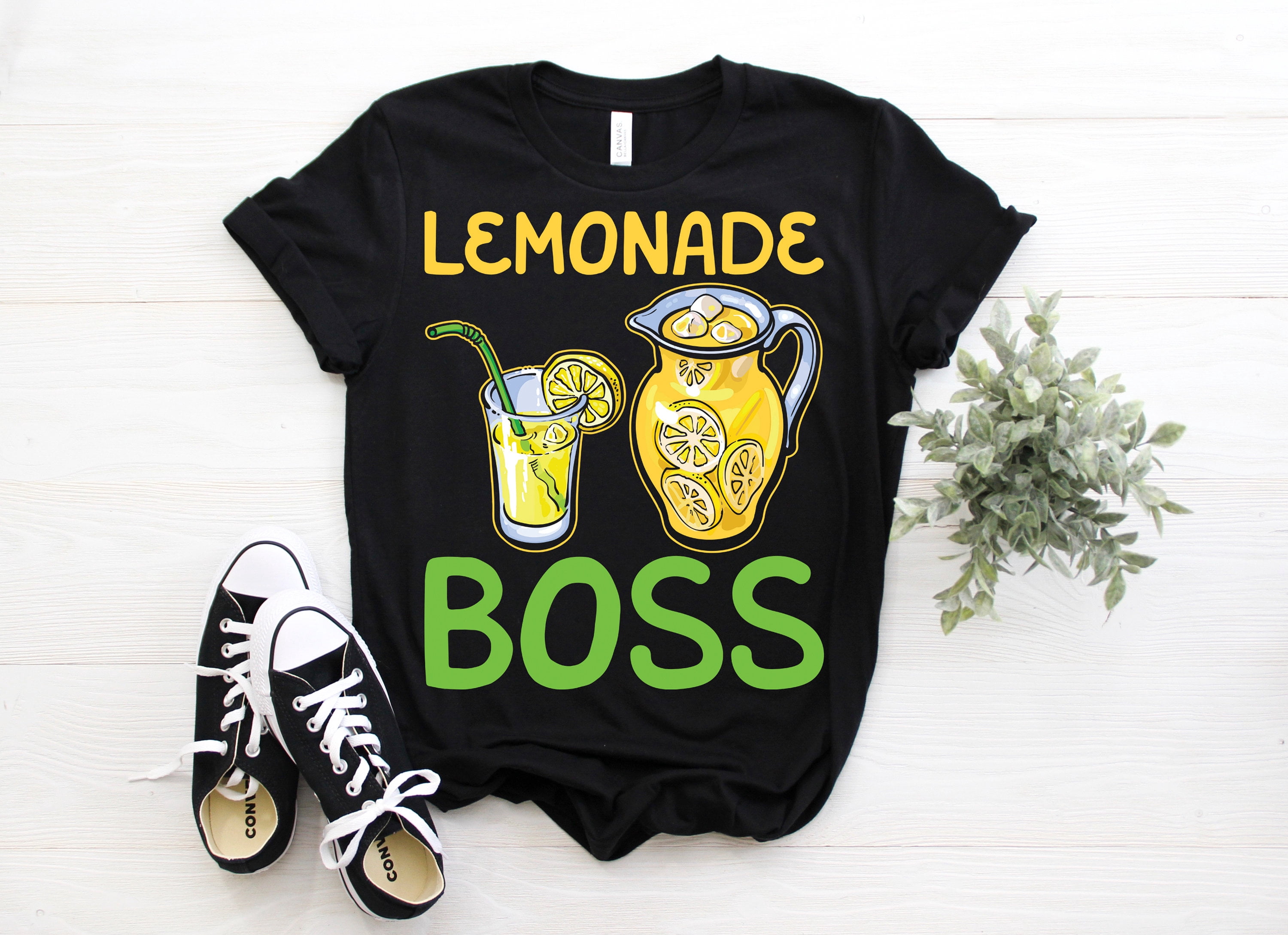 Lemonade Stand Boss T-Shirt, Ice Lemon Juice Crew Owned Business Gift ...