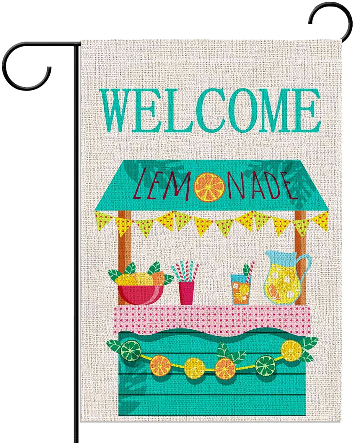 Lemonade Stand Garden Flag 28 X 40 inch Lemonade Stand Decoration Sign ...