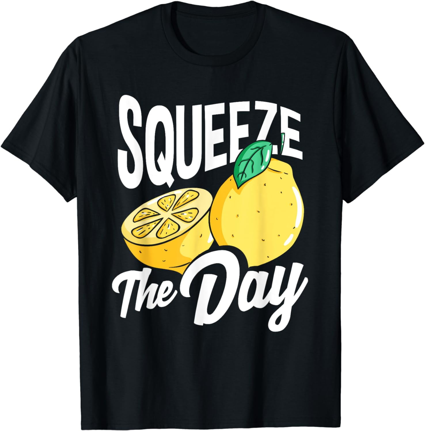 Lemonade Stand Lemon Juice Store Squeeze The Day Pun T-Shirt - Walmart.com