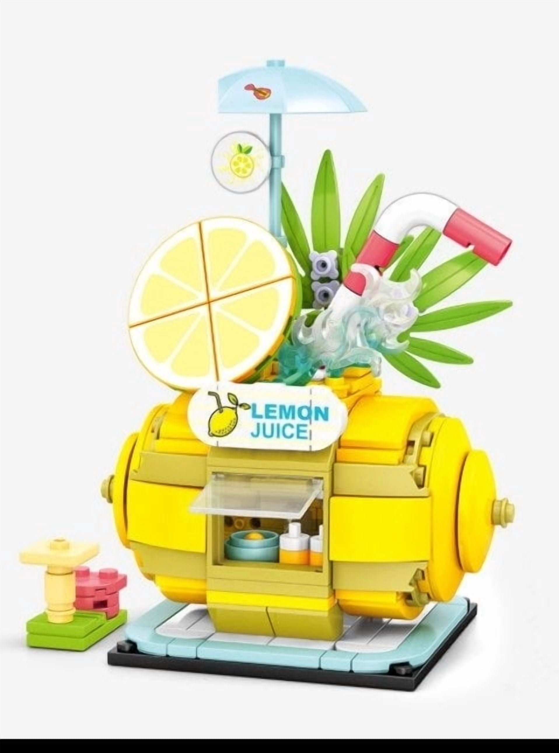 General Jim's Toys & Bricks Lemonade Stand Modular Building Blocks ...