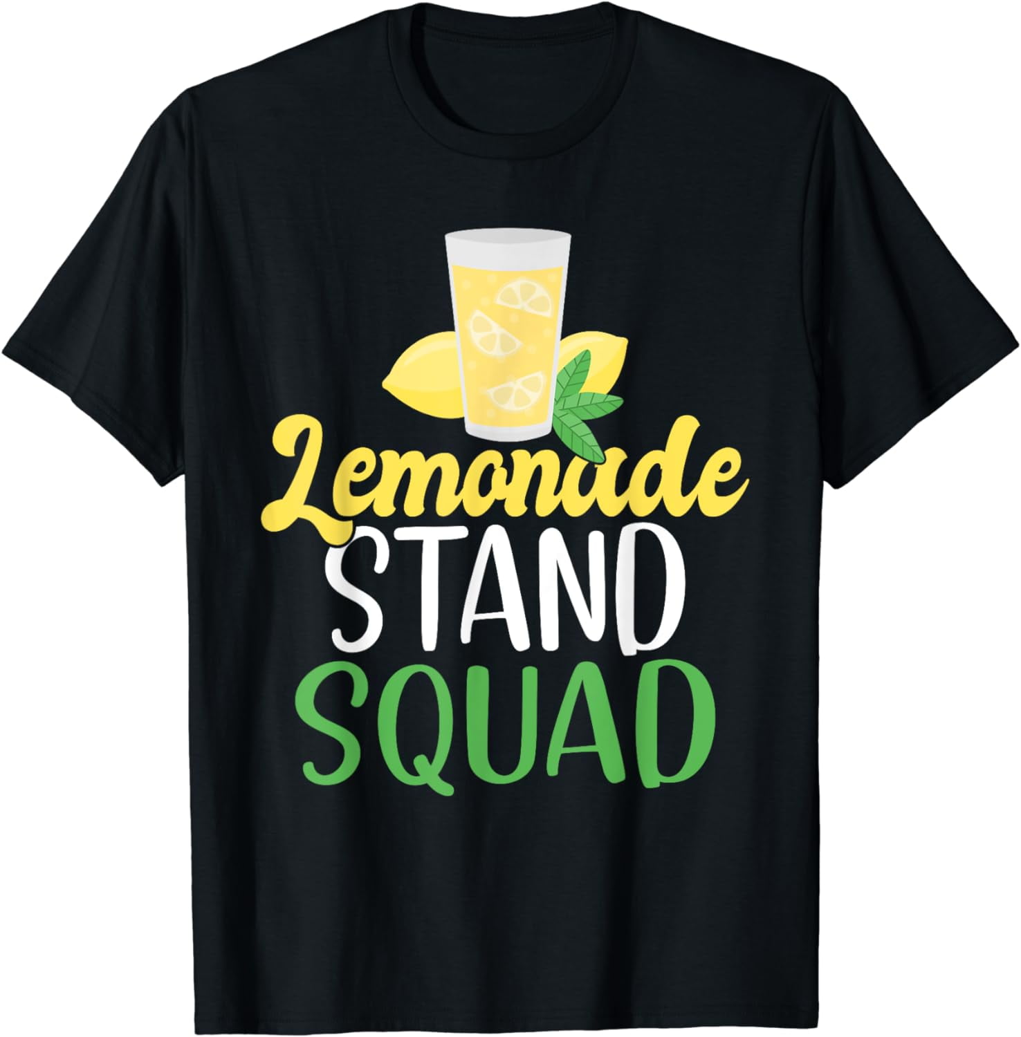 Lemonade Stand Squad Lemonade Cotton T-Shirt - Walmart.com