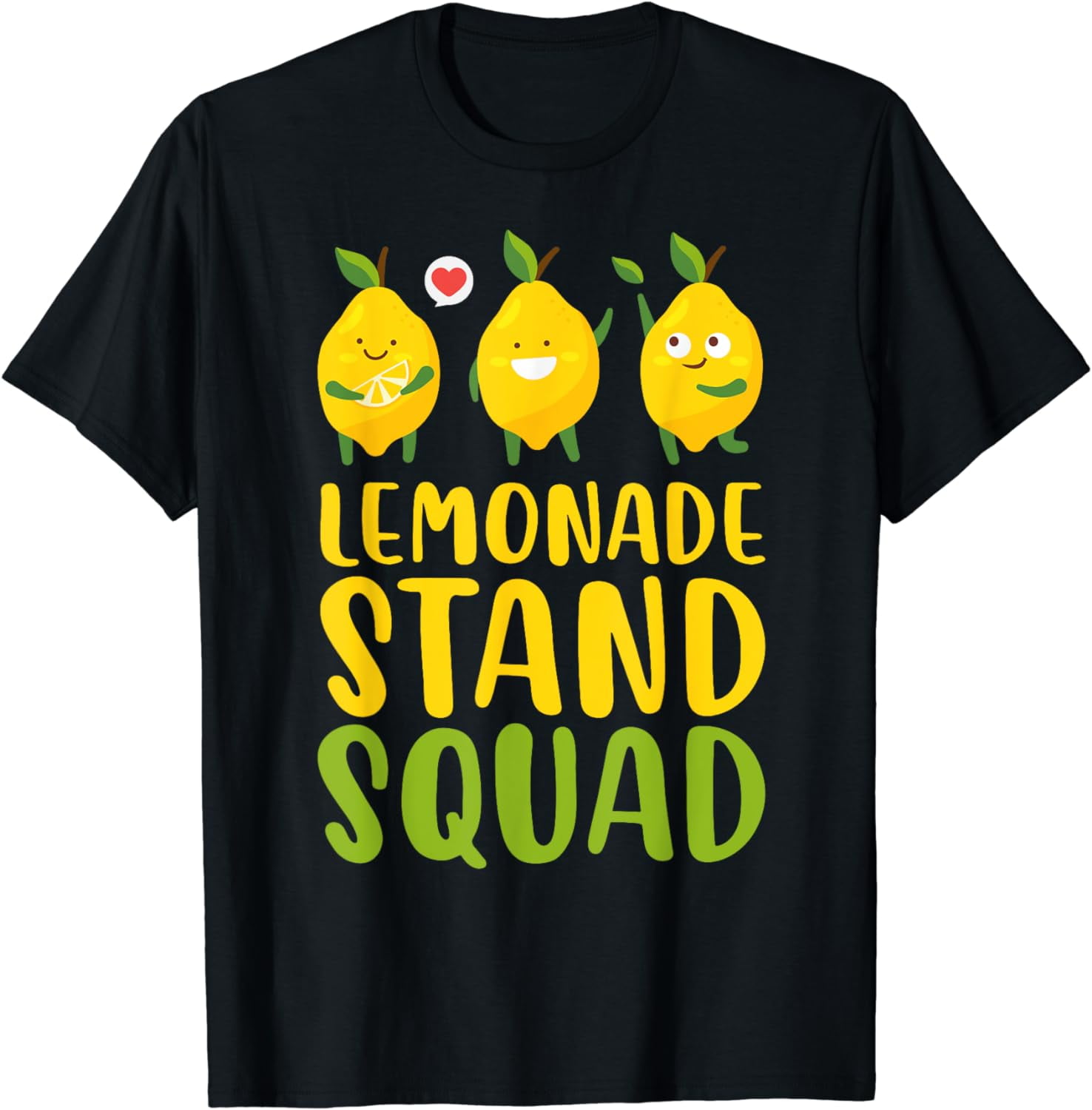 Lemonade Stand Squad Lemonade Crew Lemon Juice T-Shirt - Walmart.com