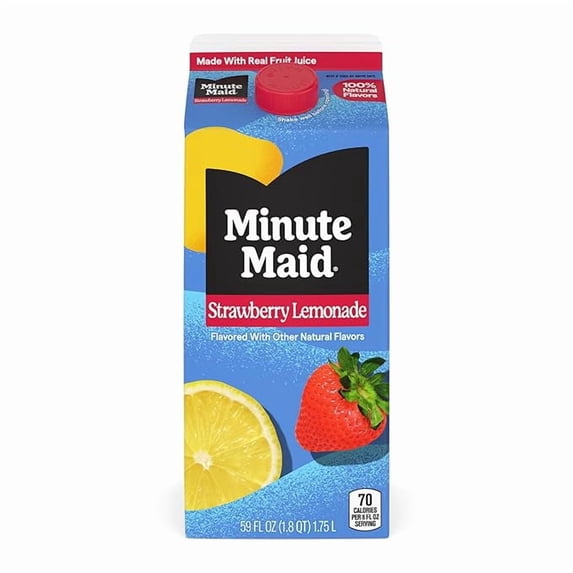Lemonade, Strawberry, 59 oz - Walmart.com