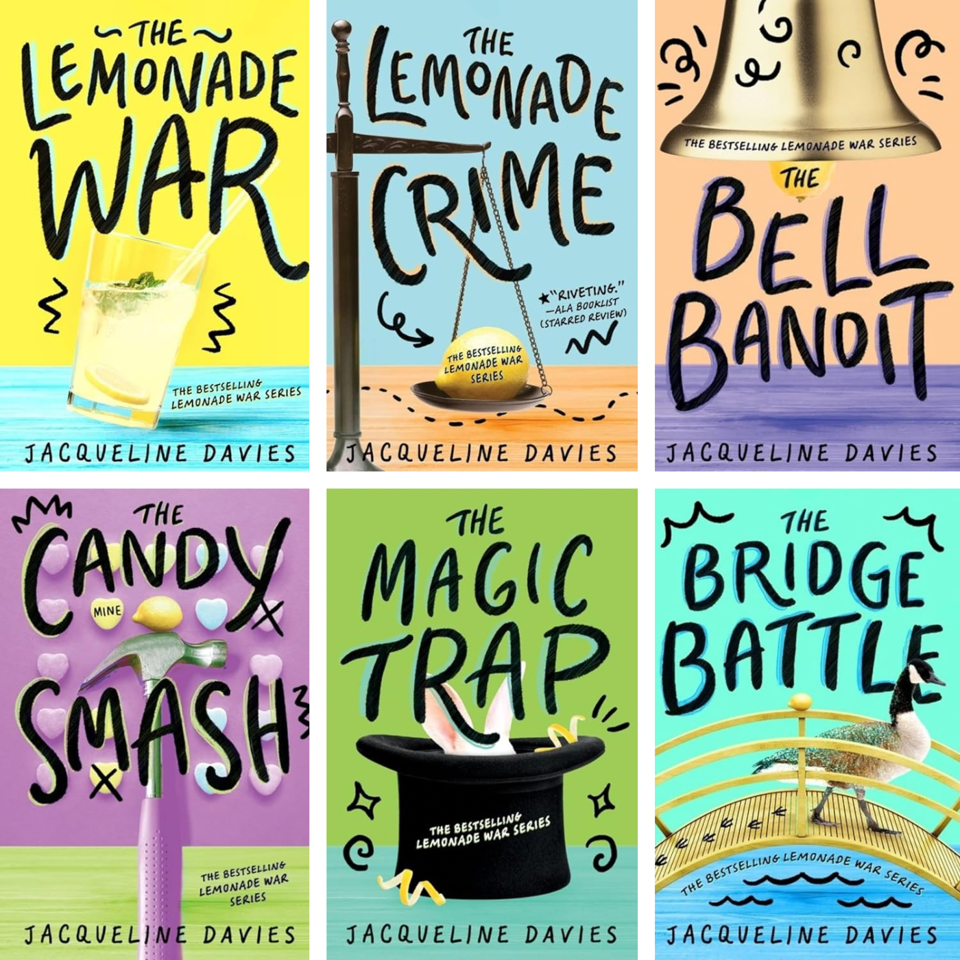 Lemonade War 1-6: Lemonade War; Lemonade Crime; Bell Bandit; Candy ...