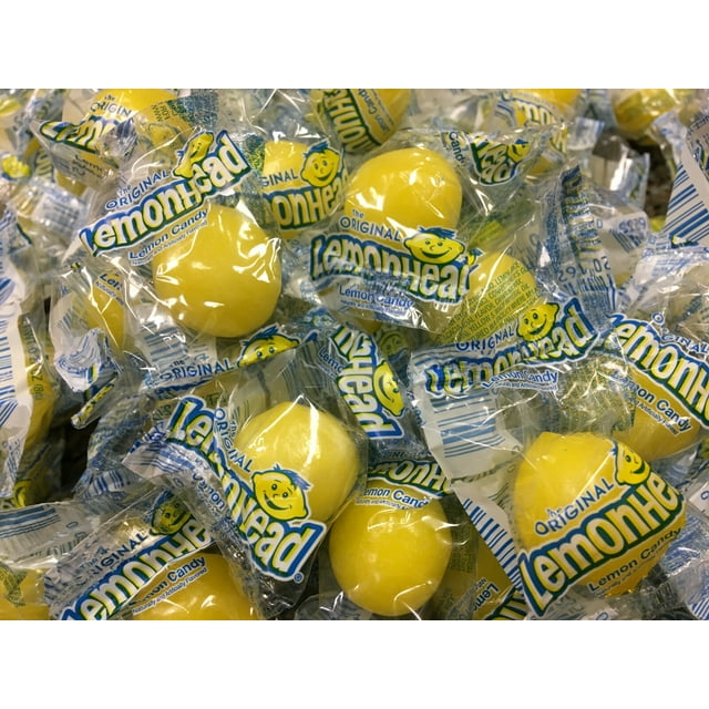 Lemonhead 3 POUNDS Bulk Classic Sweet and Sour Lemon Candy FREE ...