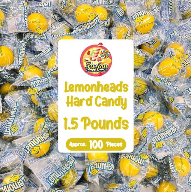 Lemonhead Candy - 3lb KEF28 Bulk Bag (Approx. 185 Count), Individually ...