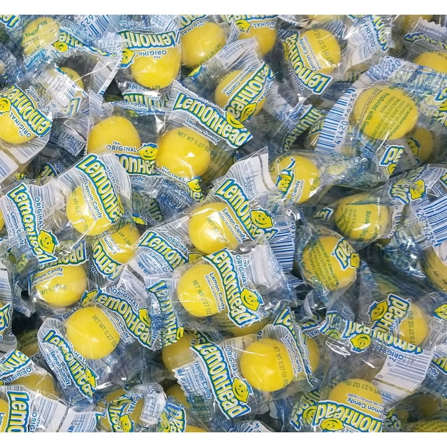 Lemonhead Original Chewy Candy, Sweet Lemon, Individually Wrapped, 2 ...