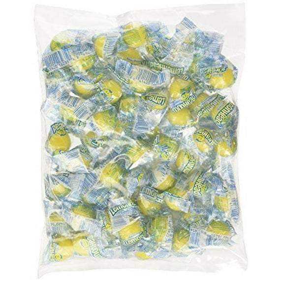 Lemonhead Original Sweet Lemon Chewy Candy, Bulk 2 Pounds, Individually ...