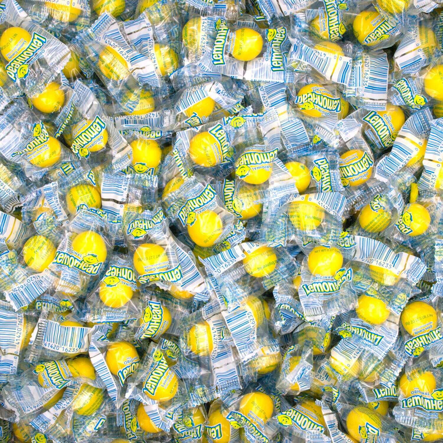 Snackathon Lemonhead Original Lemon Hard Candy, Individually Wrapped ...