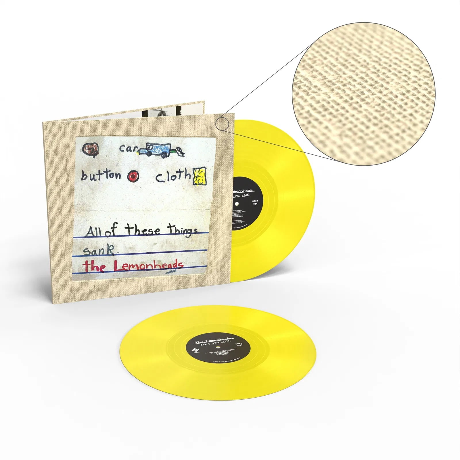 Lemonheads CAR BUTTON CLOTH (2LP/YELLOW VINYL) (Vinyl Record) - Walmart ...