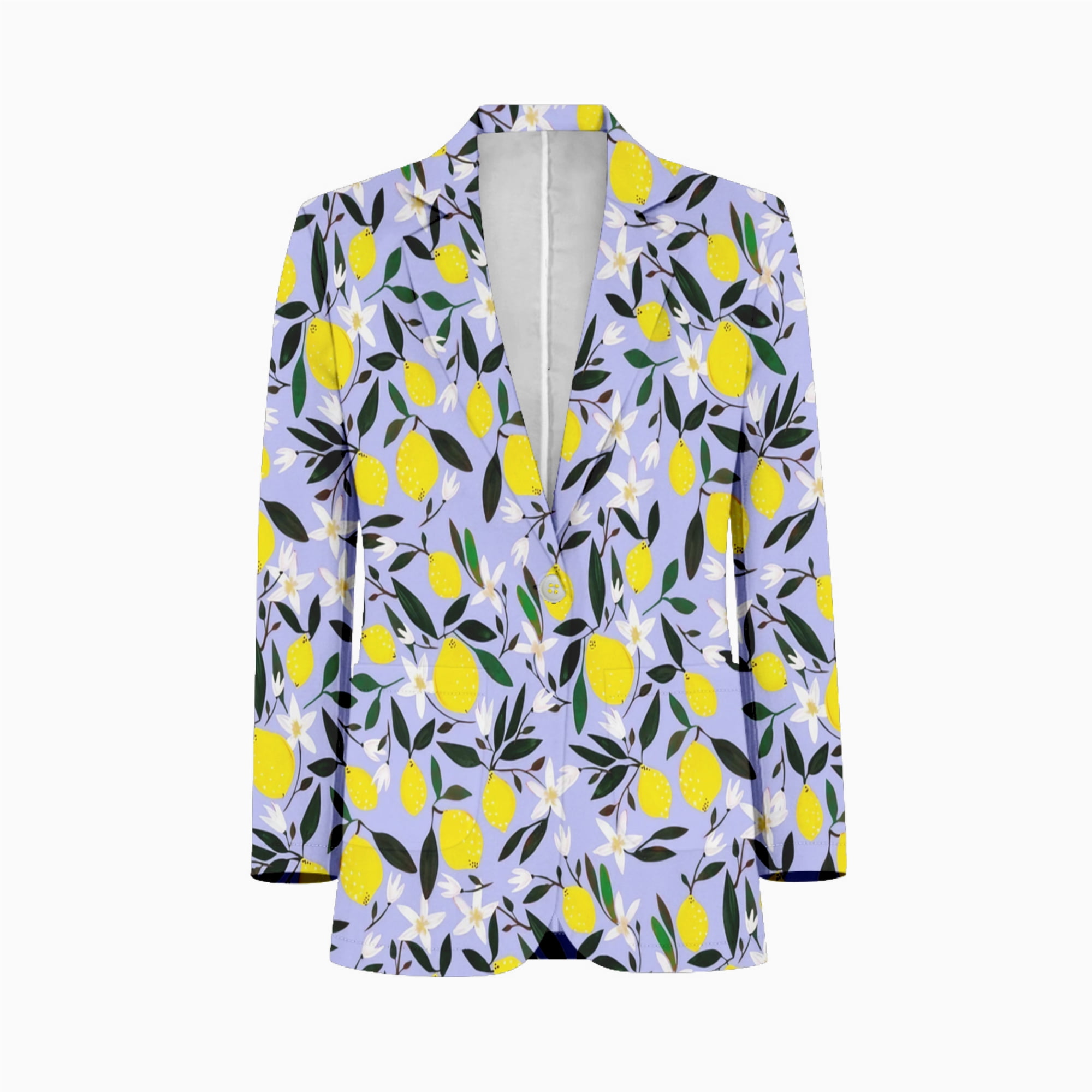 Lemons Blue Mens Suits Shawl Collar Slim Fit Suit Mens Groom Jacket ...