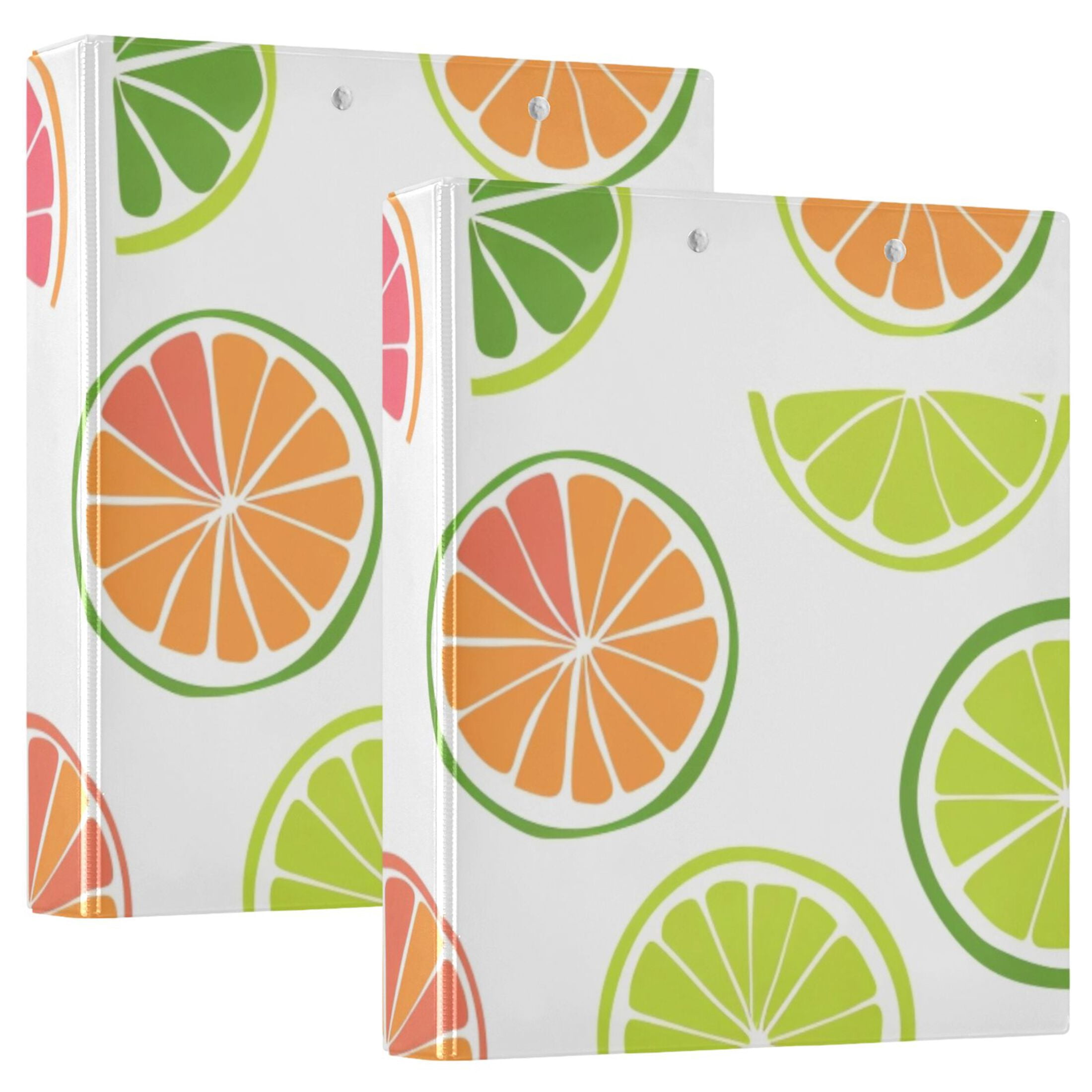 Lemons Or Oranges 3 Ring Binders 1.5 inch Hardcover File Folders with ...
