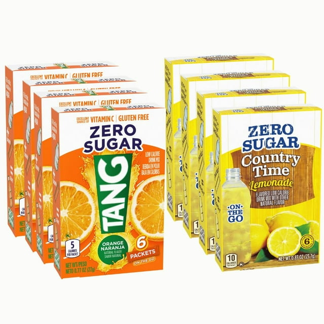 Lemons & Oranges Bundle: Packets | 4 Boxes of Each Flavor | Zero Sugar ...
