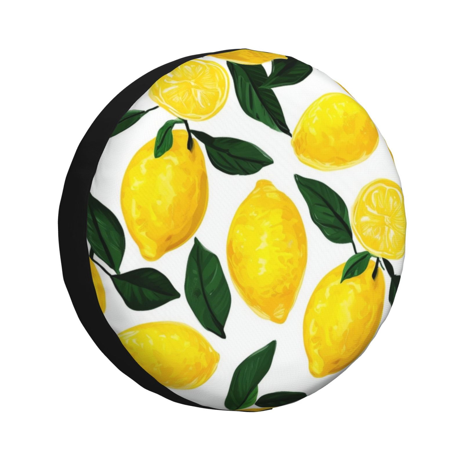 Lemons Pattern Spare Tire Cover For Trailers Rv Wheel Covers Origin ...