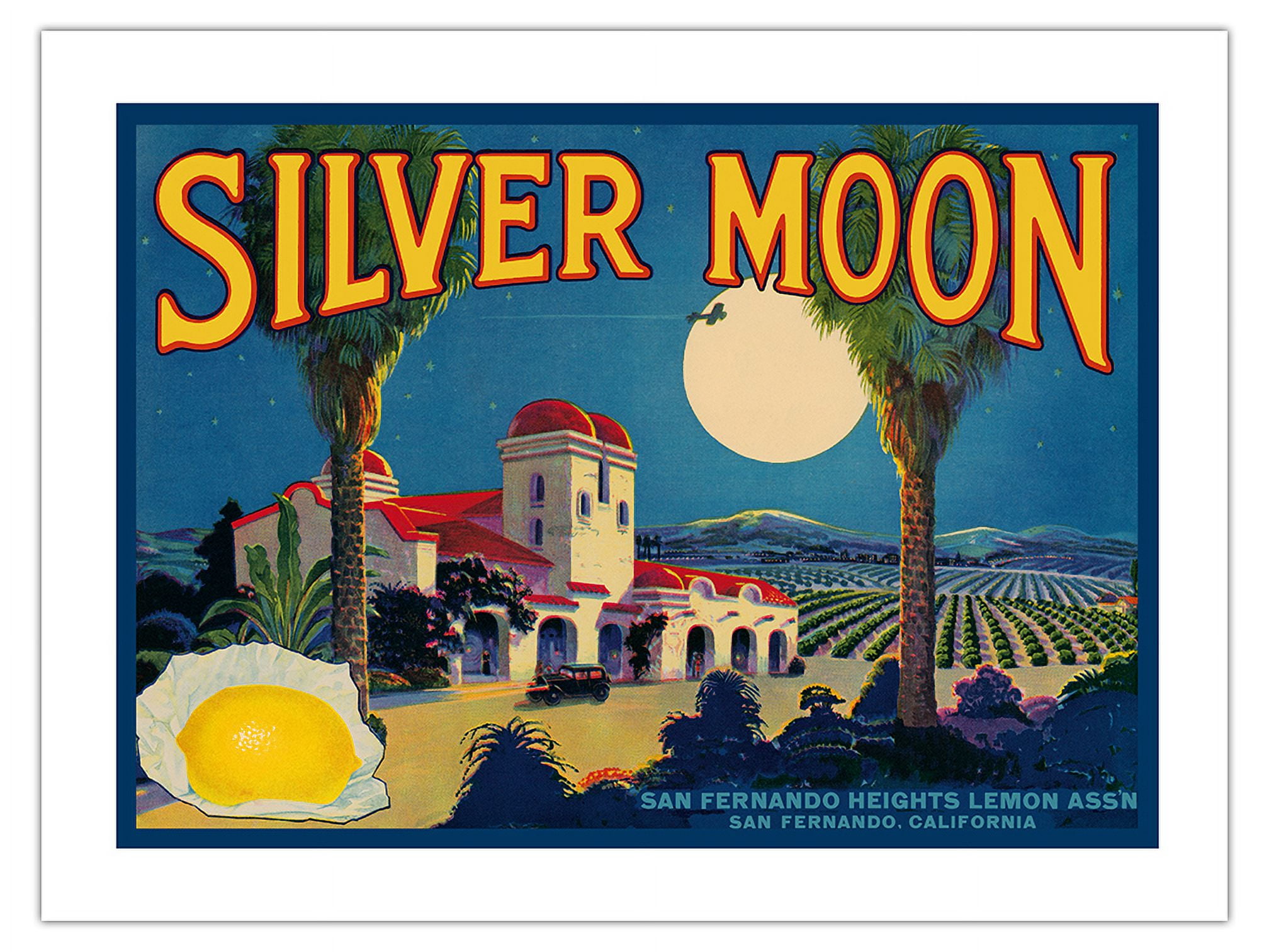 Lemons - Silver Moon Brand - San Fernando California - Vintage Fruit ...