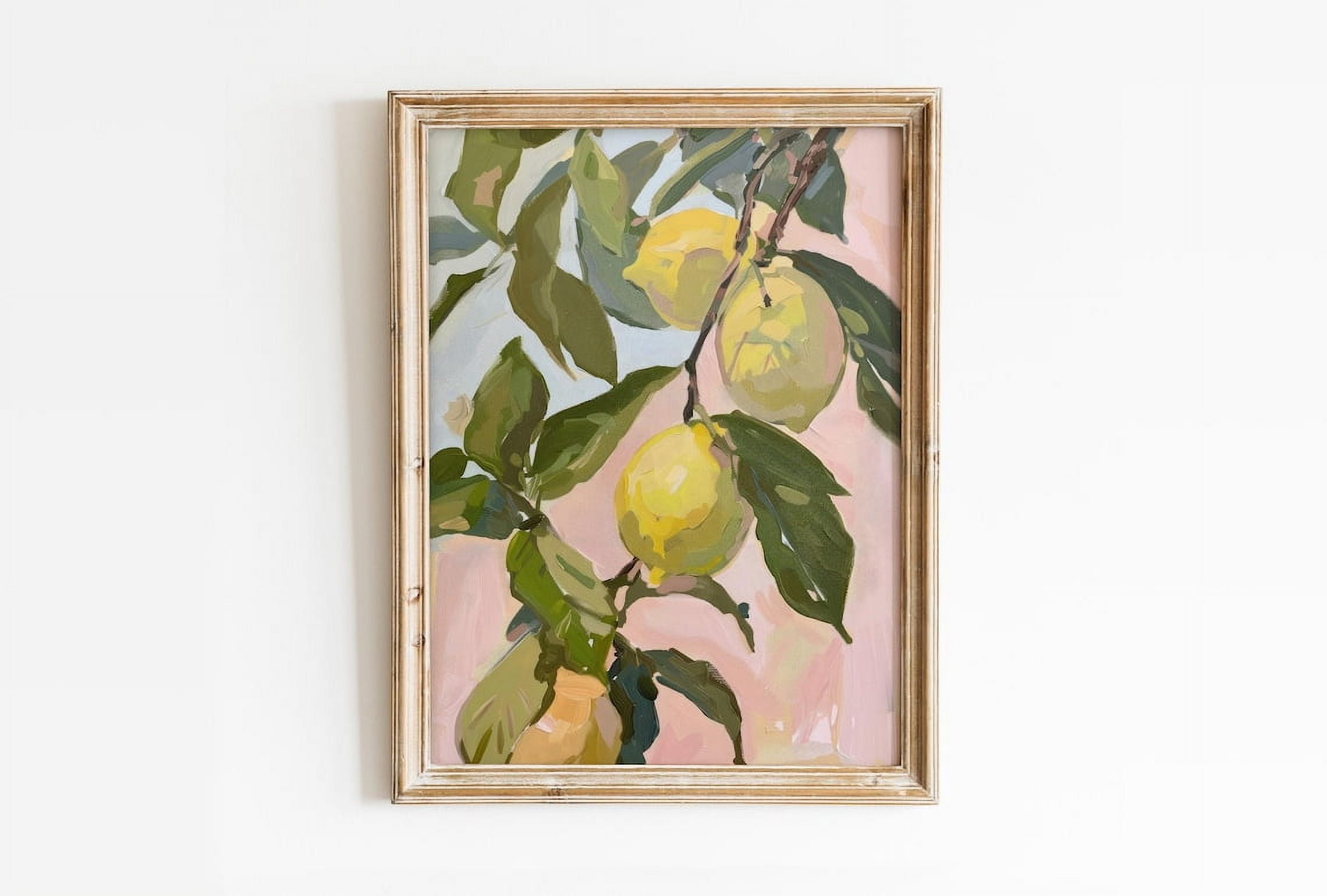 Lemons Wall Art, Trendy Spring Prints, Preppy Room Decor, Girly Kitchen ...