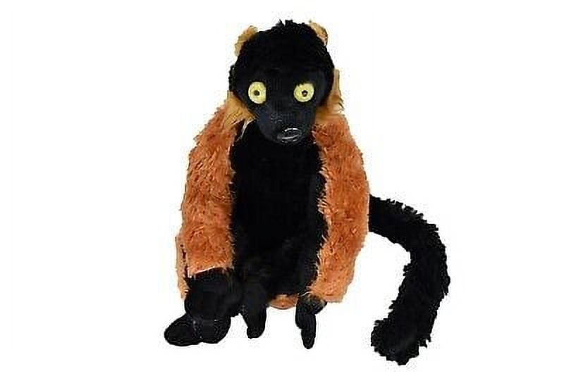 Lemur Red-ruffed Cute Soft Stuffed Realistic Plush Animal, Gift ...