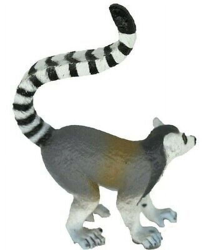Lemur Ring Tailed Realistic Toy Model Plastic Replica Animal, Kids ...