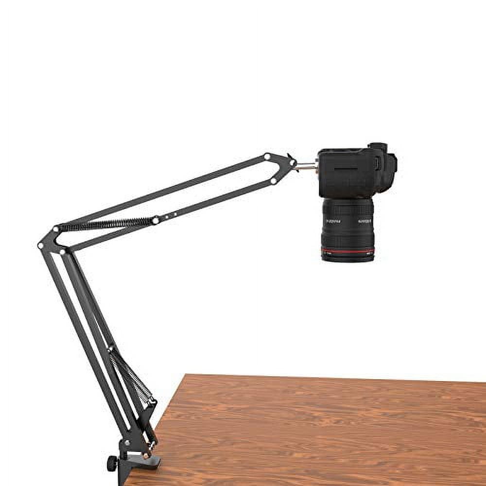 Overhead DSLR Camera Tripod, Heavy Duty Desk Mount Stand, Perfect for ...