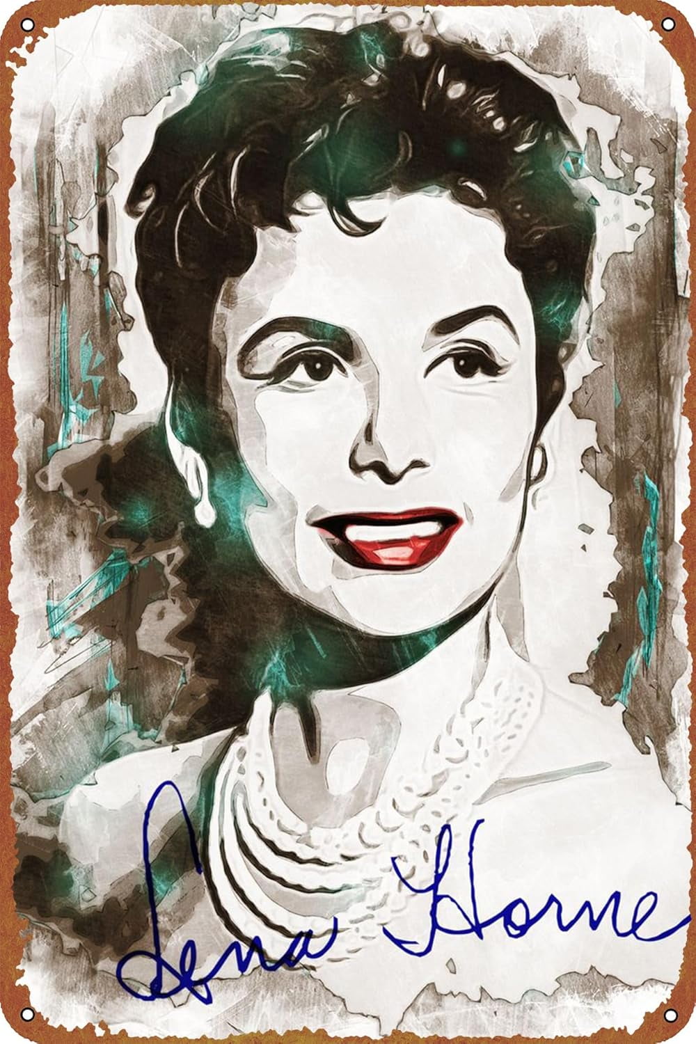Lena Horne Movie Poster Metal Tin Sign Wall Decor Signs,Retro Art Decor ...