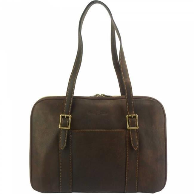 Lena Womens Luxury Leather Shoulder Tote Handbag in Natural Cowhide ...