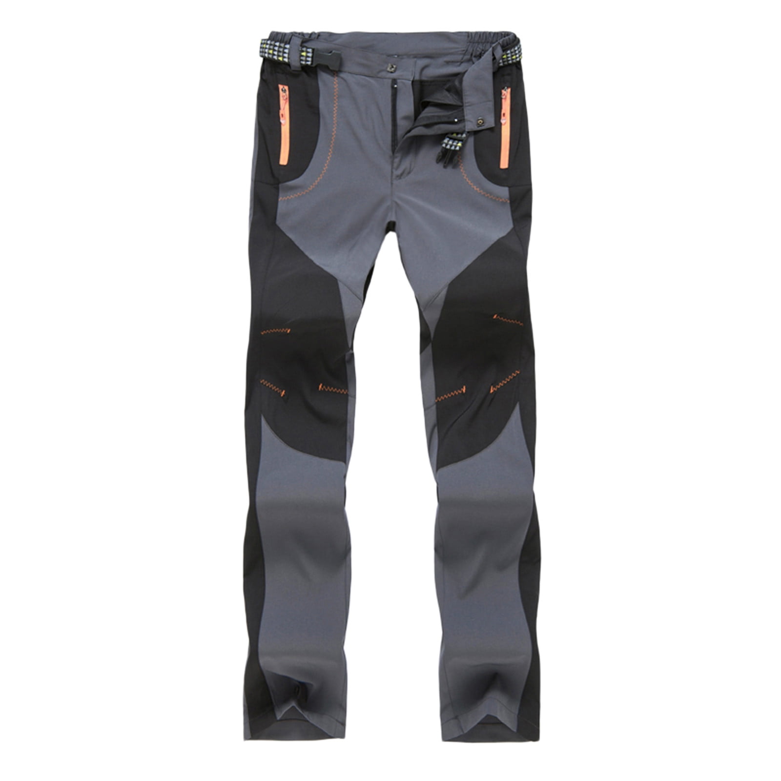 Lenago Color-blocking Outdoor Assault Pants Fleece Thickened Soft Shell ...