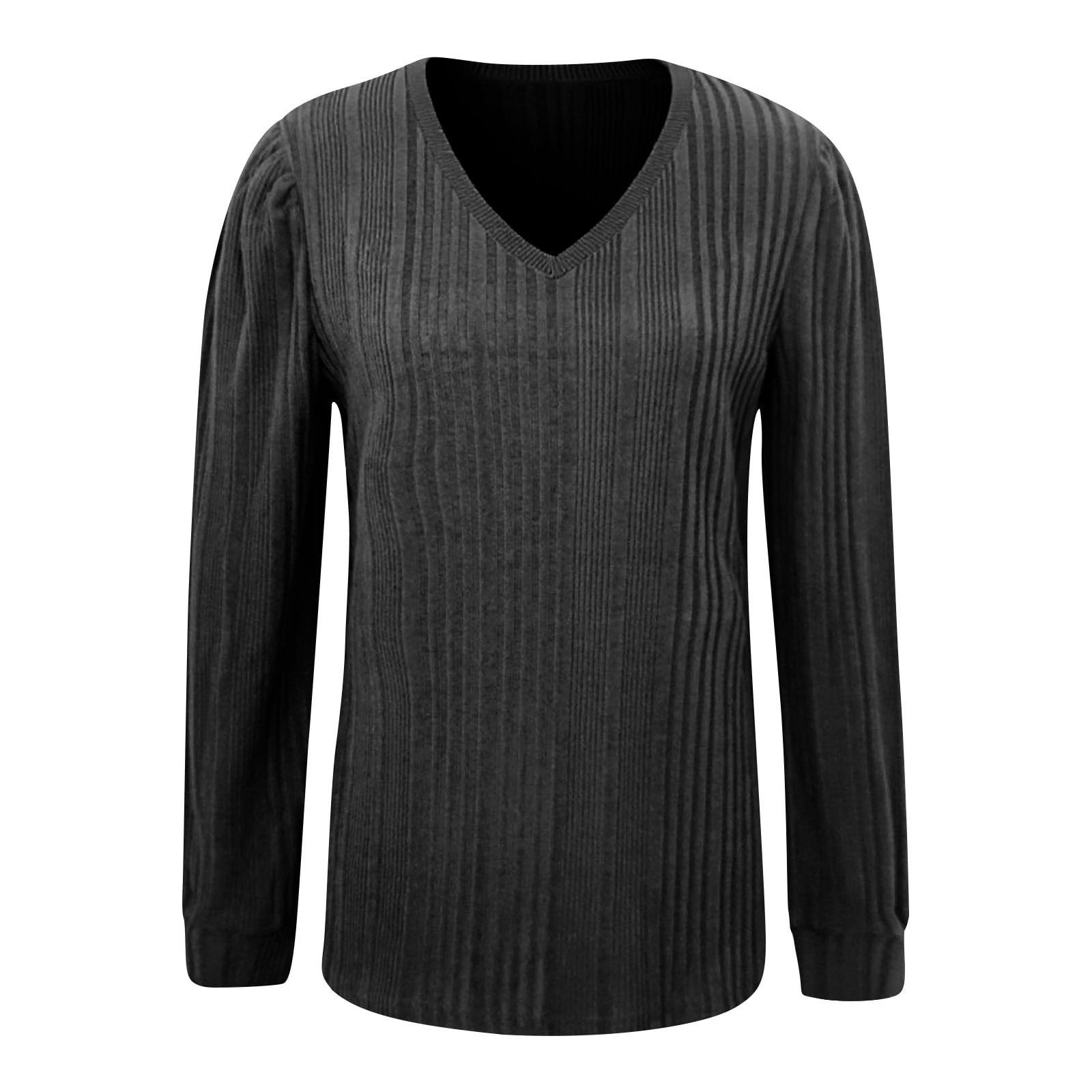Lenago Fall Sweaters for Women 2023 Plus Size Fall Fashion Pure Colour ...