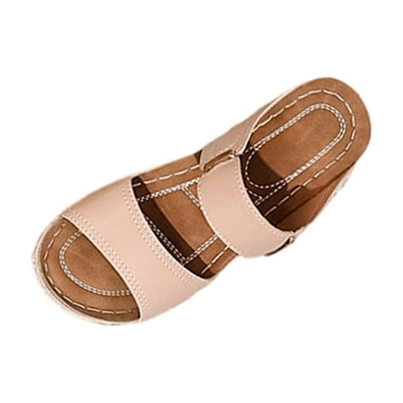 Lenago Sandals Women Casual Spring And Summer Versatile Plus Size Beach ...