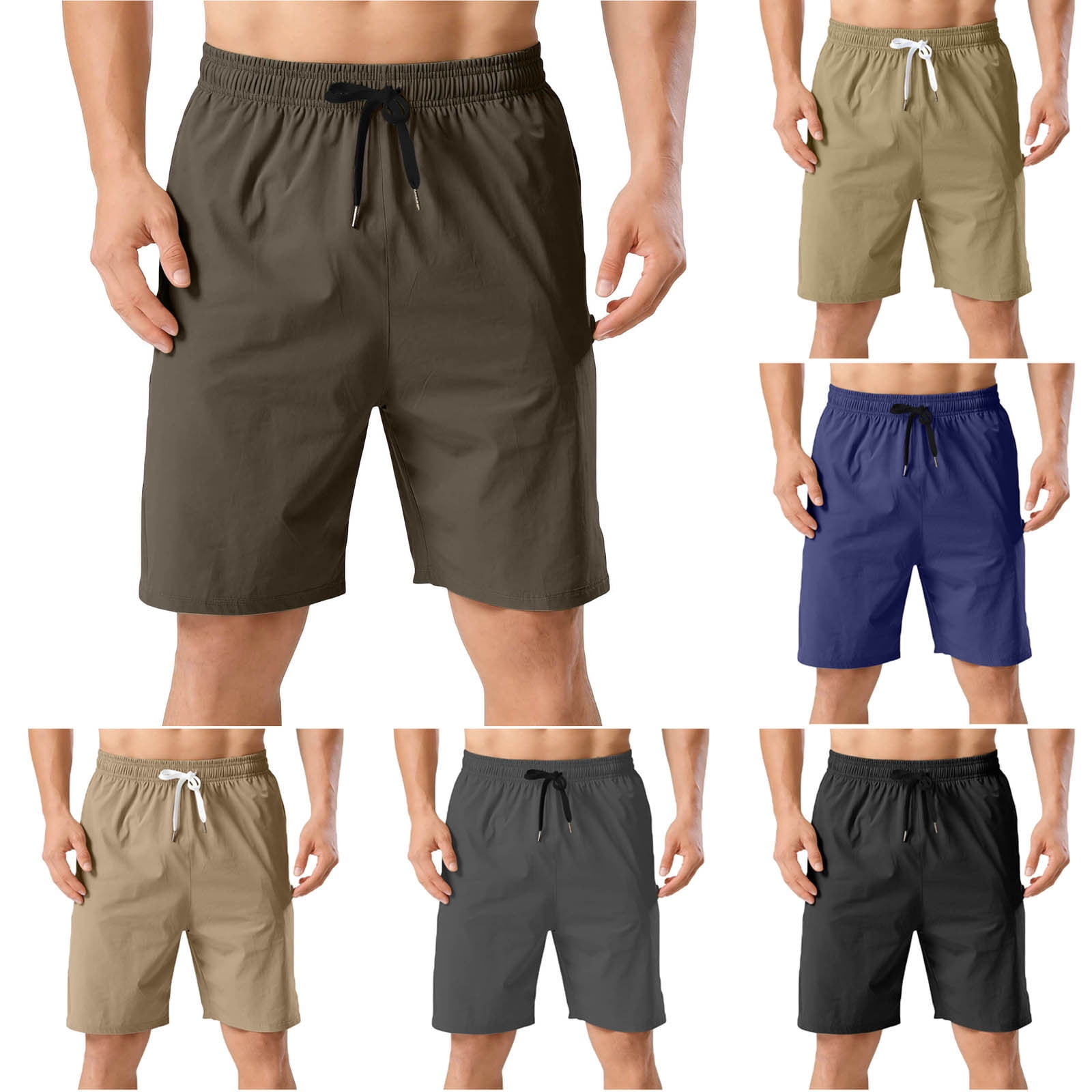 Lenago Summer Shorts for Men Casual Lightweight Breathable Swimming ...