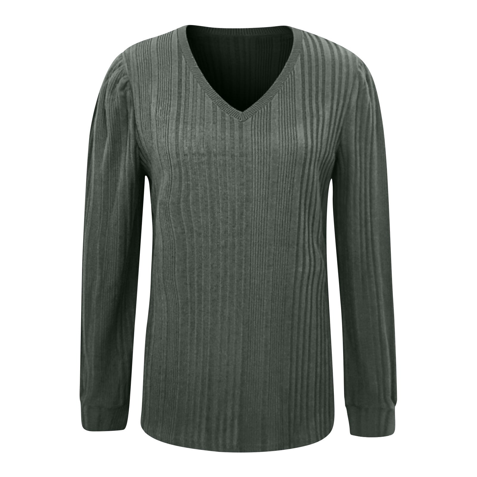 Lenago Sweaters for Women Plus Size Fall Fashion Pure Colour Hairball ...